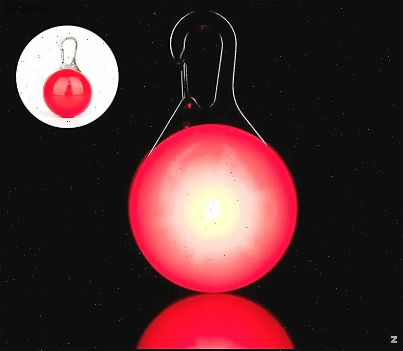 Маячок - брелок светящийся / мигающий / красный*2