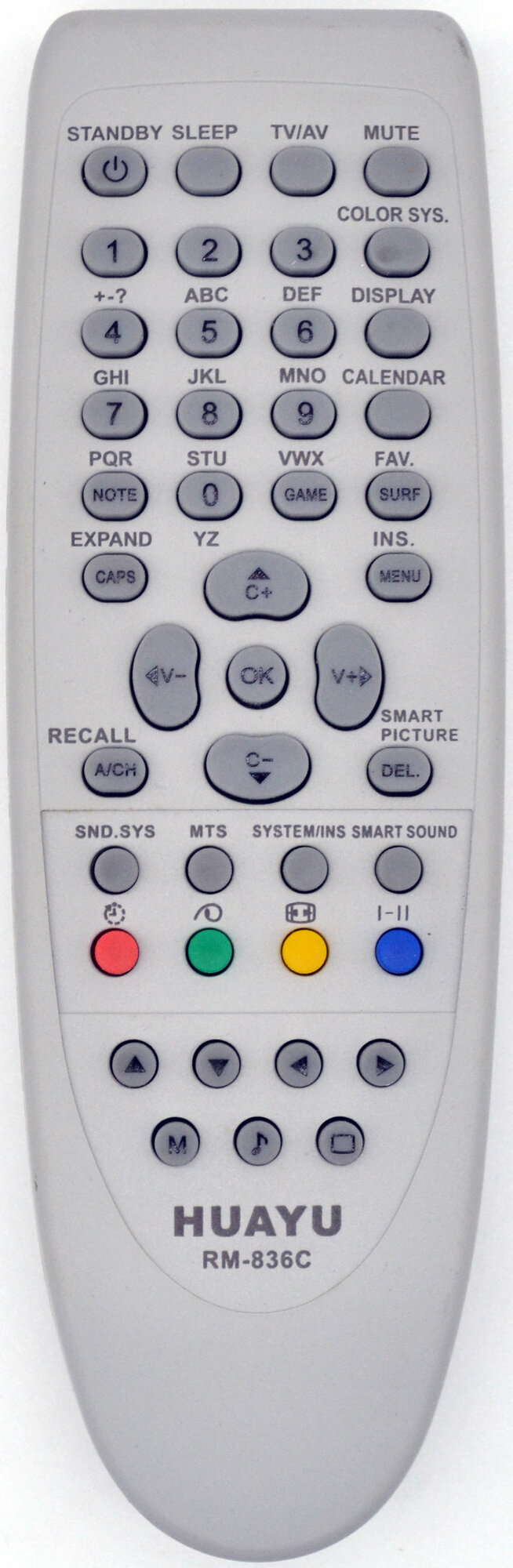 Пульт дистанционного управления для телевизоров Philips, универсальный Huayu RM-836C