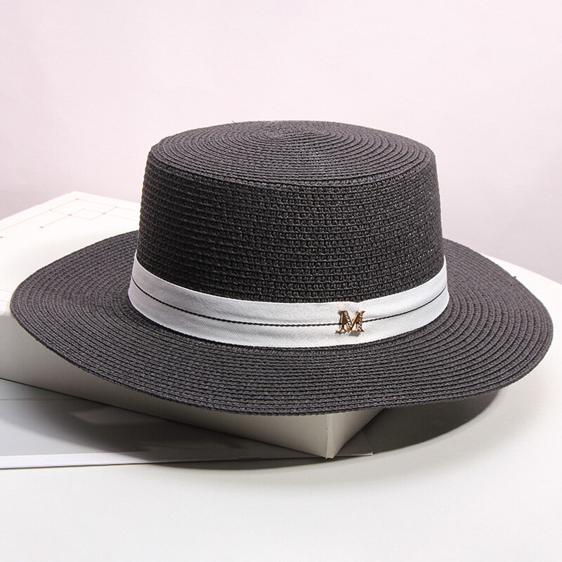 DIY Соломенная Французская Белая Плоская Солома