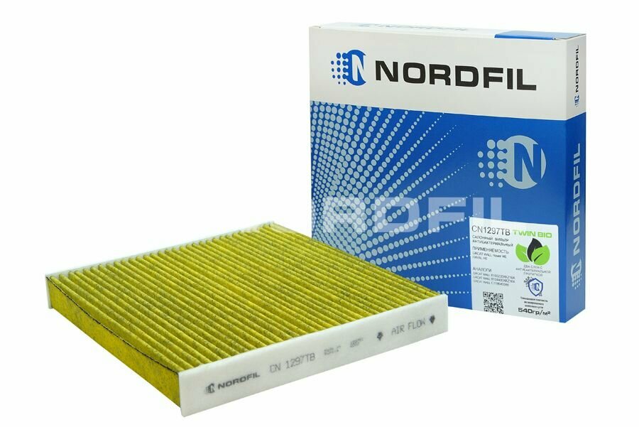 NORDFIL Фильтр салона для антибактериальный TWIN BIO GREAT WALL Hover H6 1.5T 11.2013-10.2016 2.0D 06.2012-1