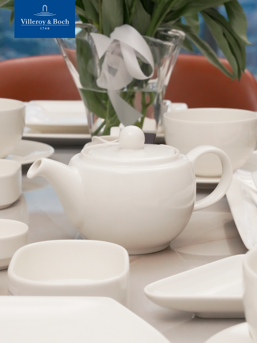 Чайник с крышкой и фильтром 450 мл, Universal White, Villeroy & Boch, Премиум-Фарфор