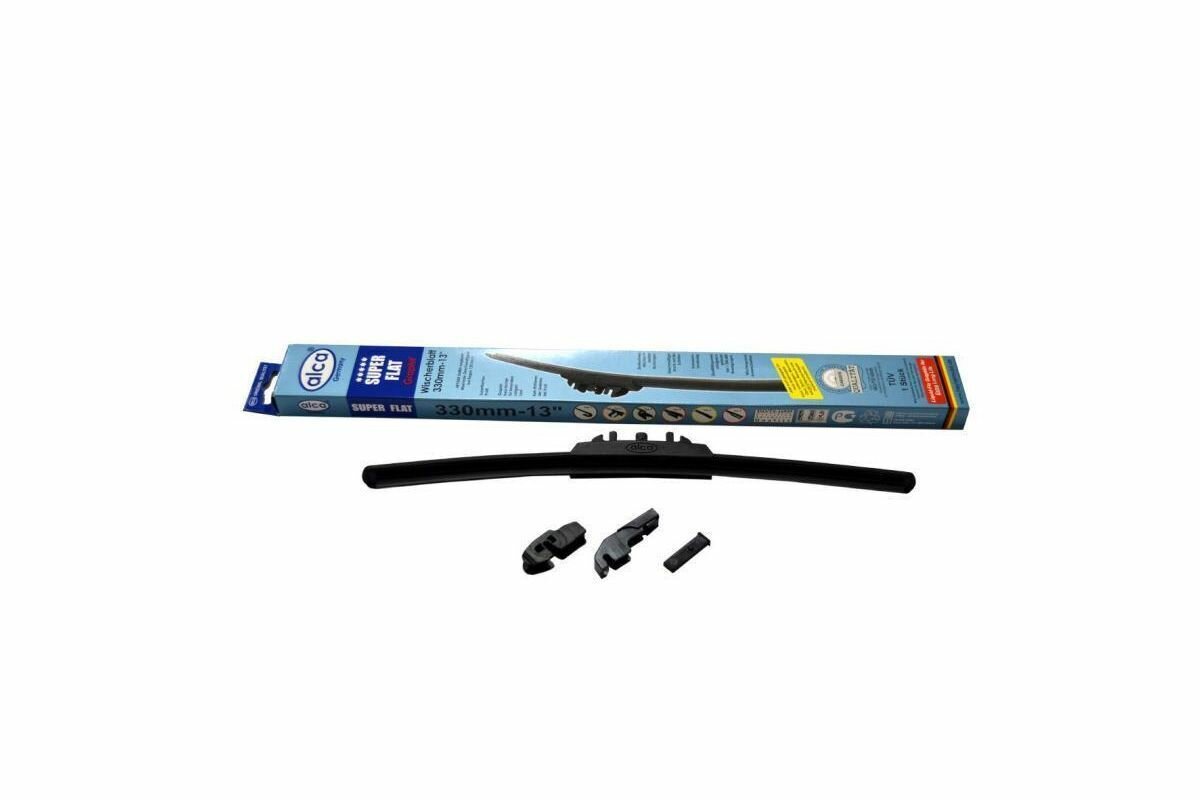 Щетка стеклоочистителя бескаркасная ALCA Super Flat Graphit 13" 330 мм, 1 шт.