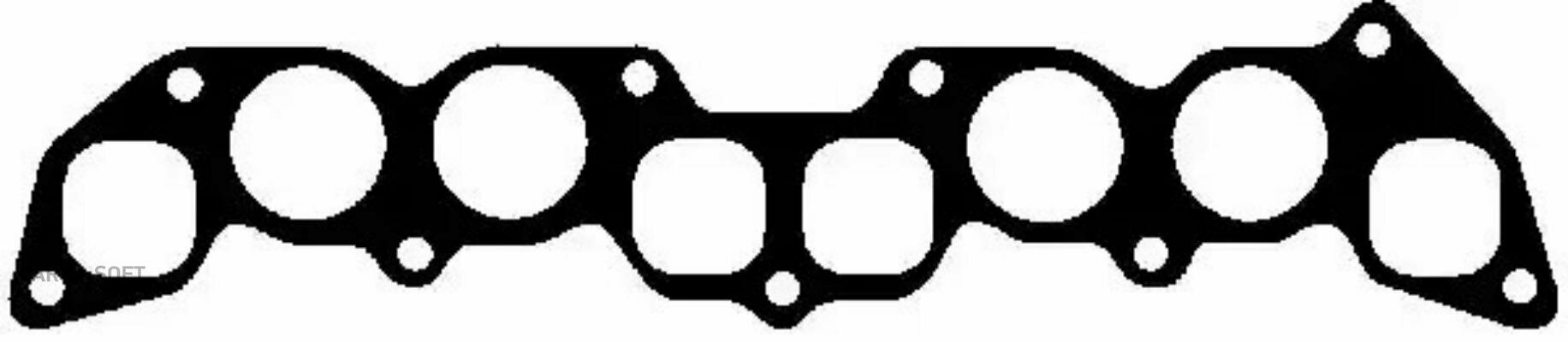 Прокладка коллектора ДВС Opel Rekord, Omega 2.0D-2.3D -94 GLASER арт. X0285201