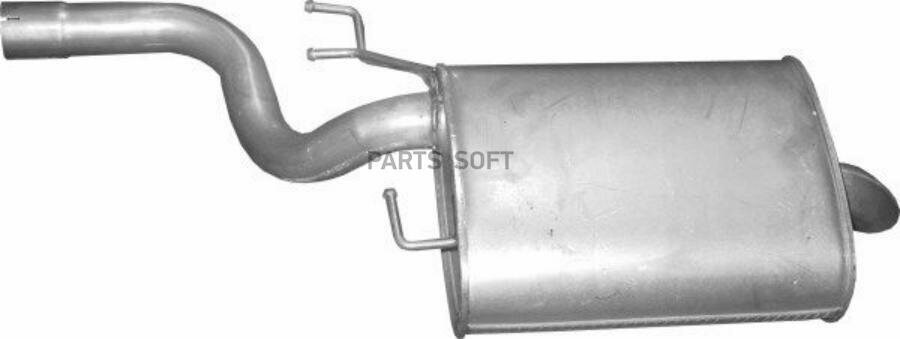 Глушитель задняя часть BMW E39 Sedan 2.0-2.5 95-98 Polmostrow арт. 0334