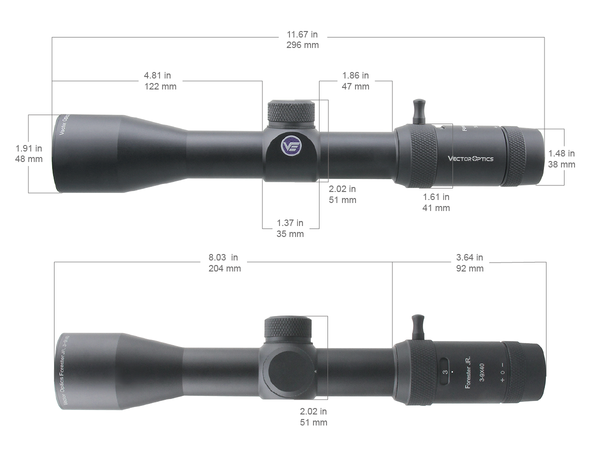 Оптический прицел Vector Optics ster JR. 3-9x40