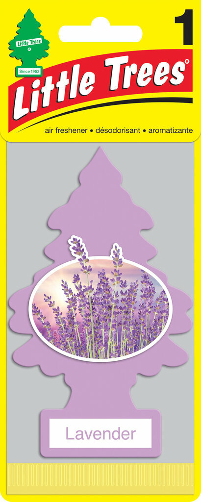 Ароматизатор подвесной пластина (лаванда) Елочка CAR FRESHNER