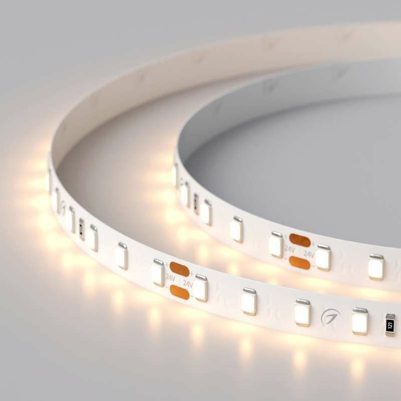Светодиодная лента Белый теплый 2835 24V 10W/m 98Led/метр 019915(2) RT-A98 3000K