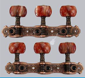 Колки для классической гитары, Alice AOS-022V2P, красная бронза