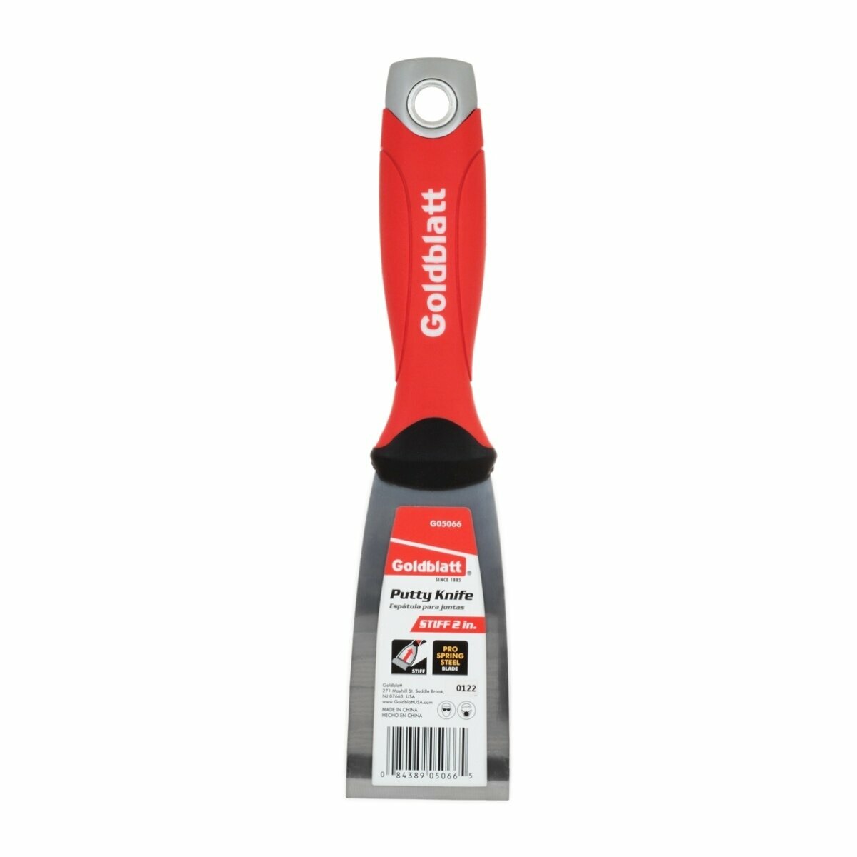 Скребок для краски с двухкомпонентной ручкой Goldblatt Soft Handle Stiff Paint Scraper 51 мм G05066