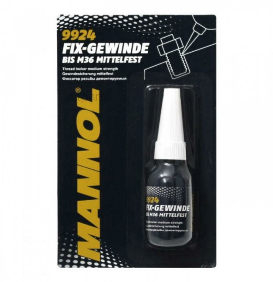 MANNOL 2412 9925. Фиксатор резьбы демонтируемый (50мл)