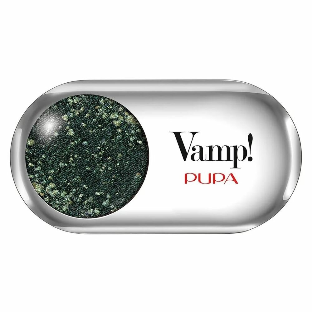 Тени для век Pupa Make Up Vamp! Gems, Переливчатые тени для век, 304 Лесная зелень