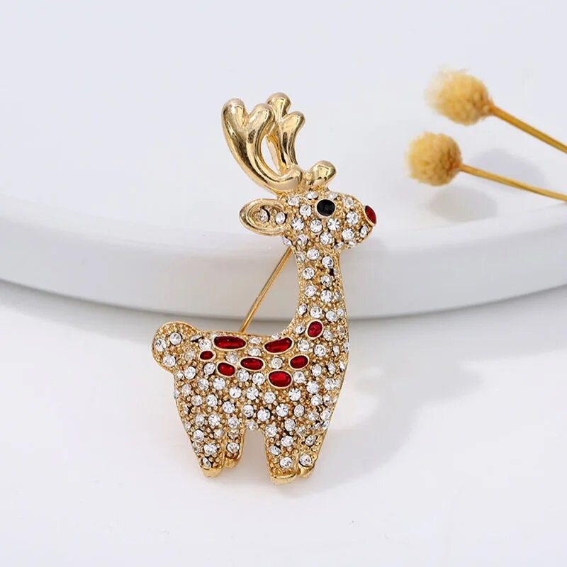 Брошь, стразы, эмаль