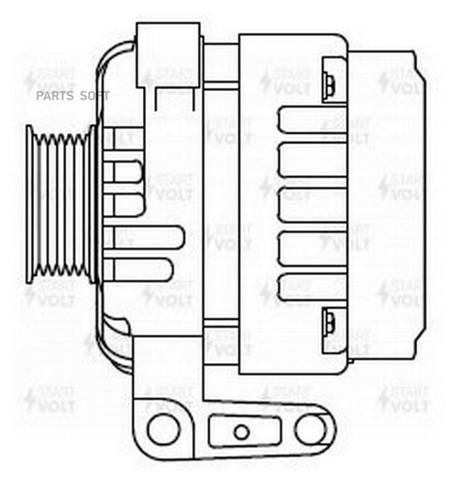 STARTVOLT LG0508 Генератор Chevrolet Captiva C140 (10-)/Opel Antara (10-) 3.0i 150A