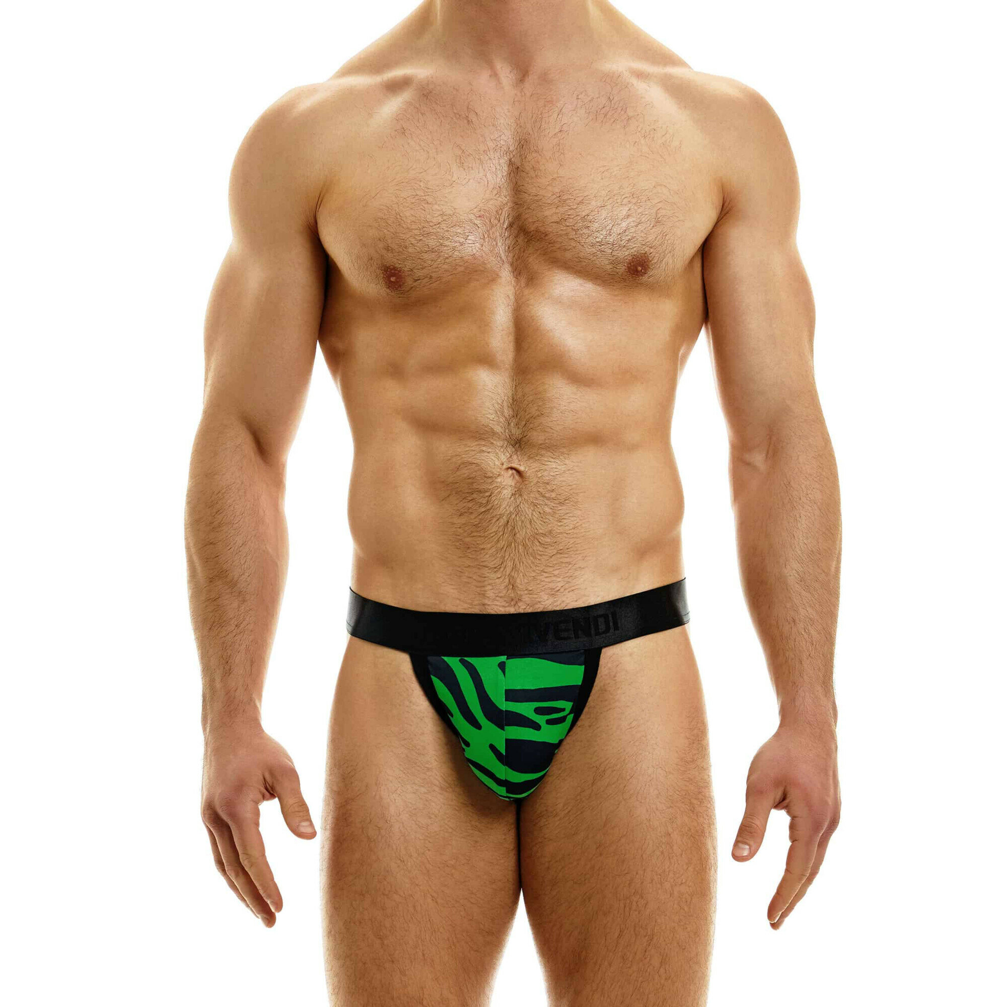 Трусы-стринги "Tiger - T-String Green" / Modus Vivendi / Зеленый / Размер L