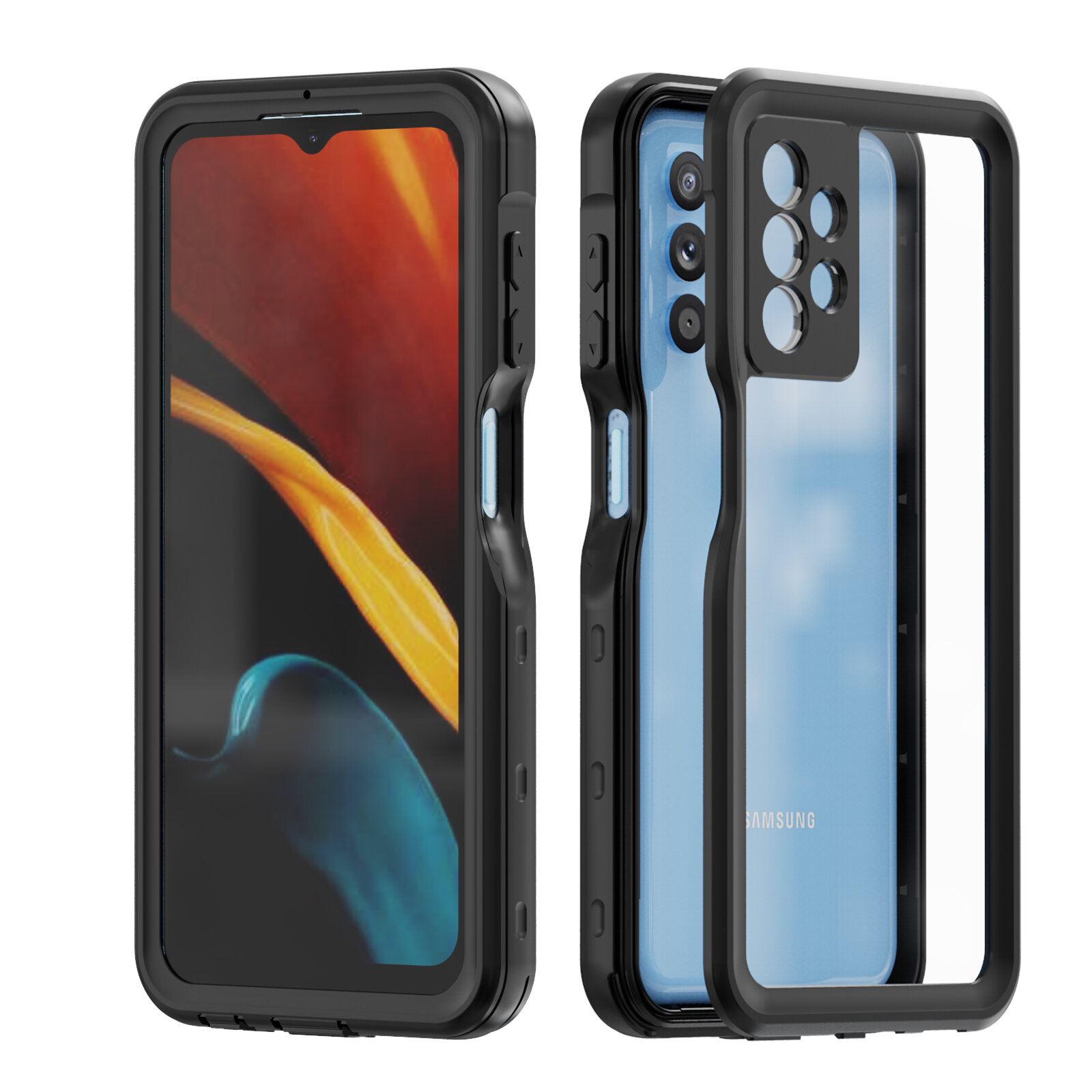 Водонепроницаемый и ударопрочный чехол Redpepper для Samsung Galaxy A13, черный