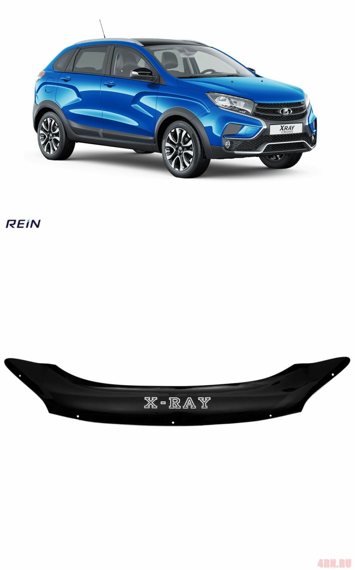 Дефлектор капота ВАЗ Xray (Евро) 2016-