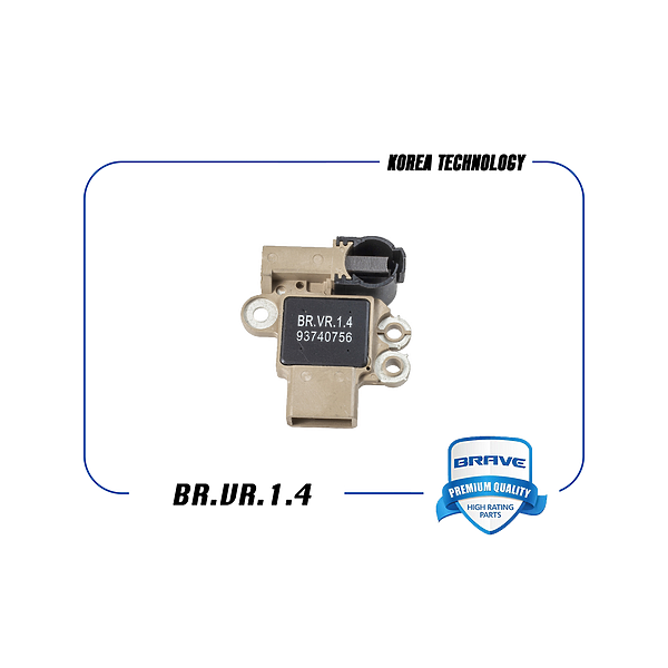 Brave BR. VR.1.4 реле генератора 93740756 br. vr.1.4 aveo t200 / t250 03-, kalos 03-, Lacetti (Лачети) 3-х конт.