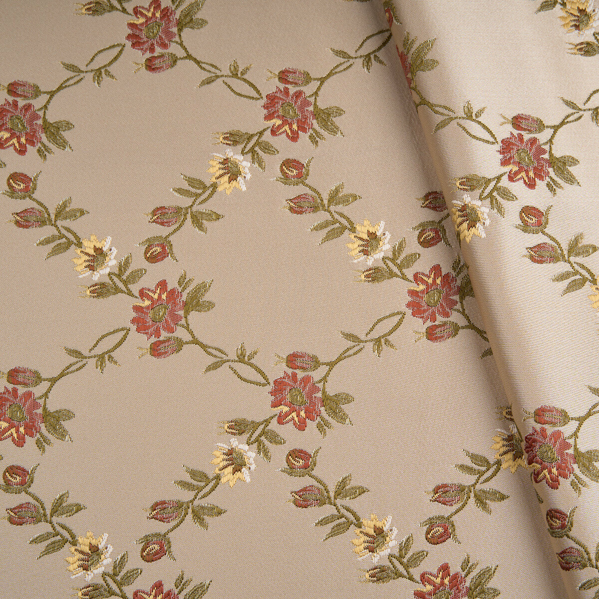 Ткань мебельная интерьерная для обивки, шитья, декора, рукоделия с цветочным принтом