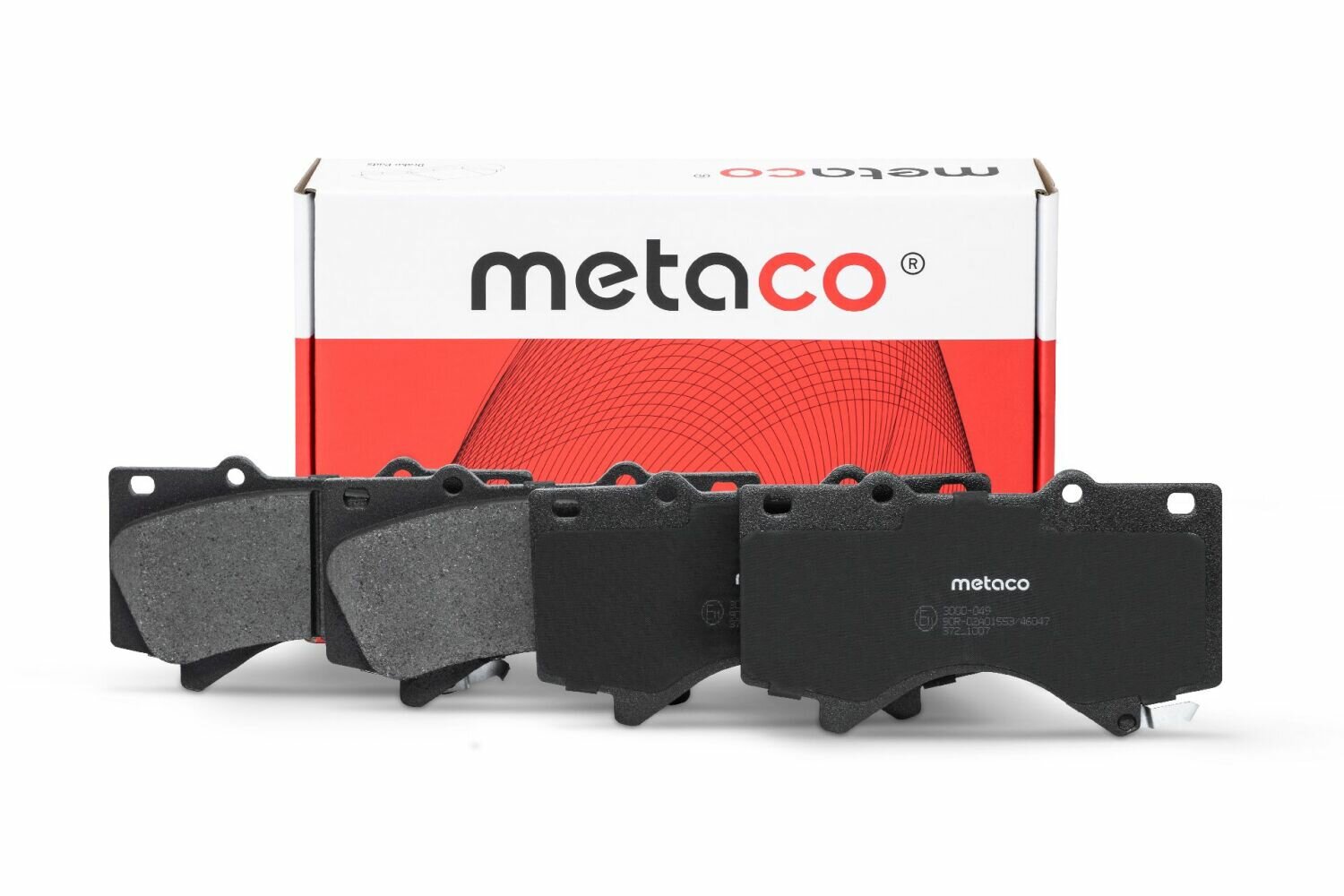 Колодки тормозные передние к-кт перед METACO 3000-049