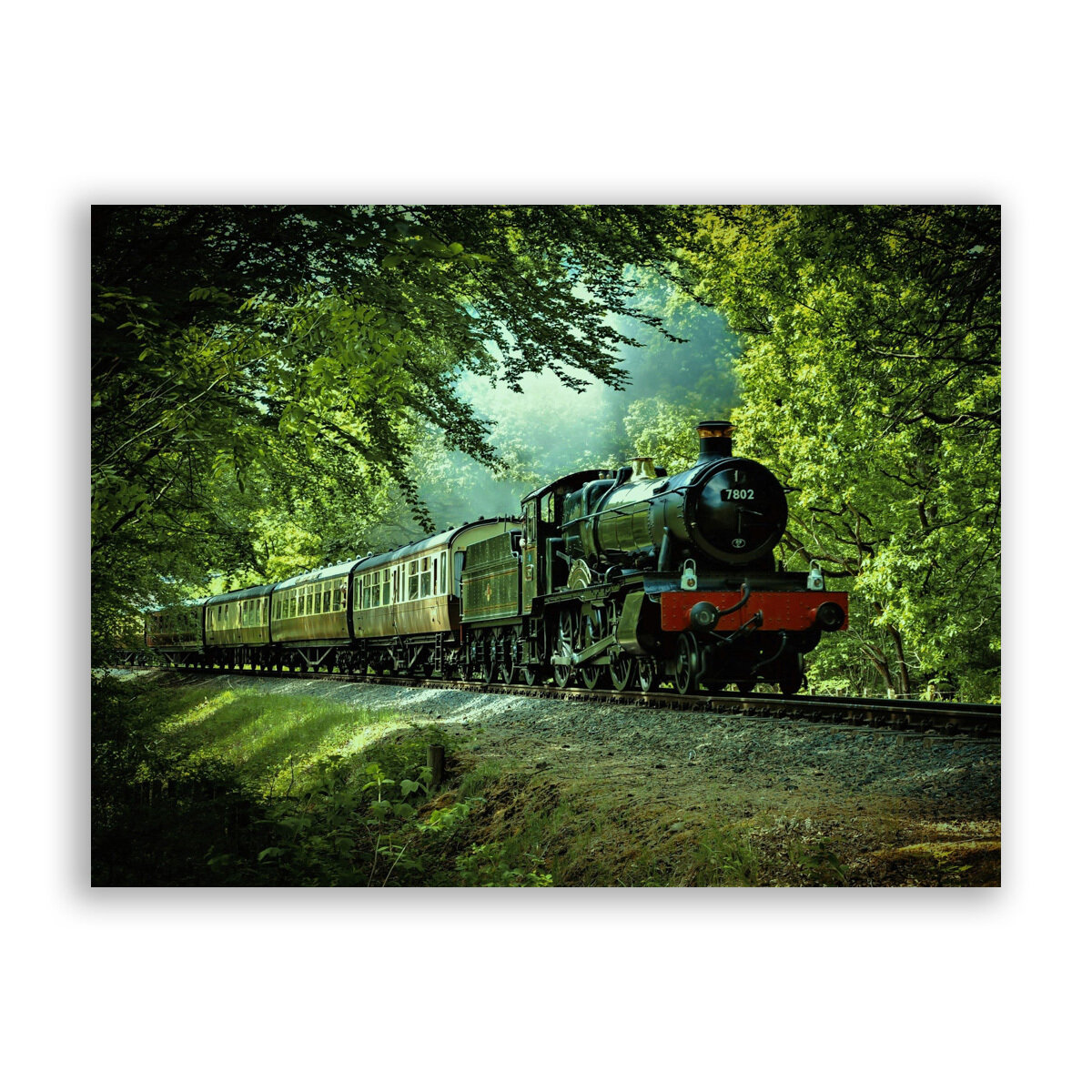 Постер, плакат на бумаге / Train / Поезд / Размер 30 x 40 см