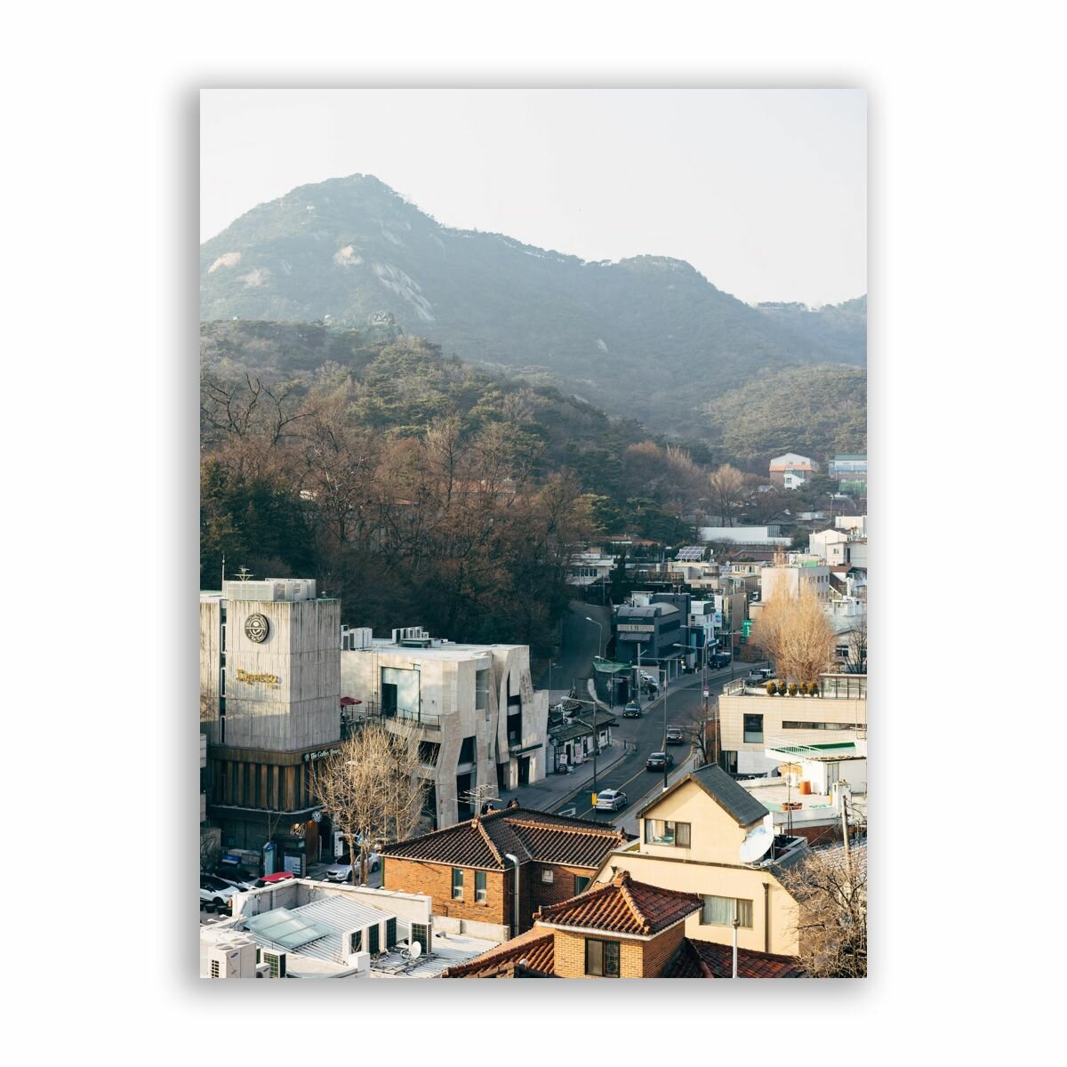 Постер, плакат на бумаге / Южная Корея / Размер 30 x 40 см