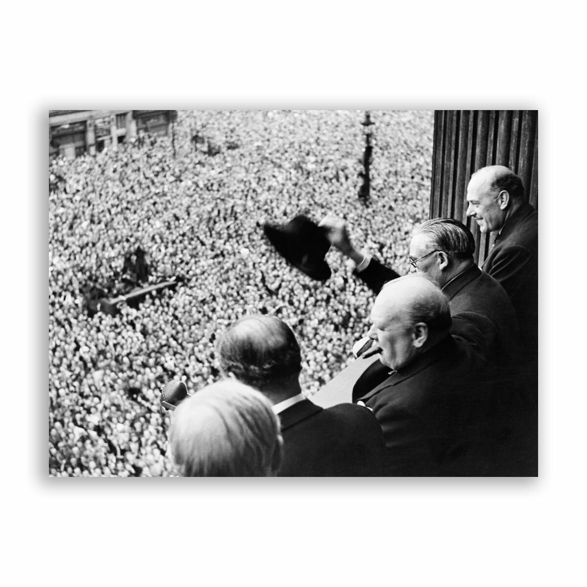 Постер, плакат на бумаге / Уинстон Черчилль / Размер 30 x 40 см