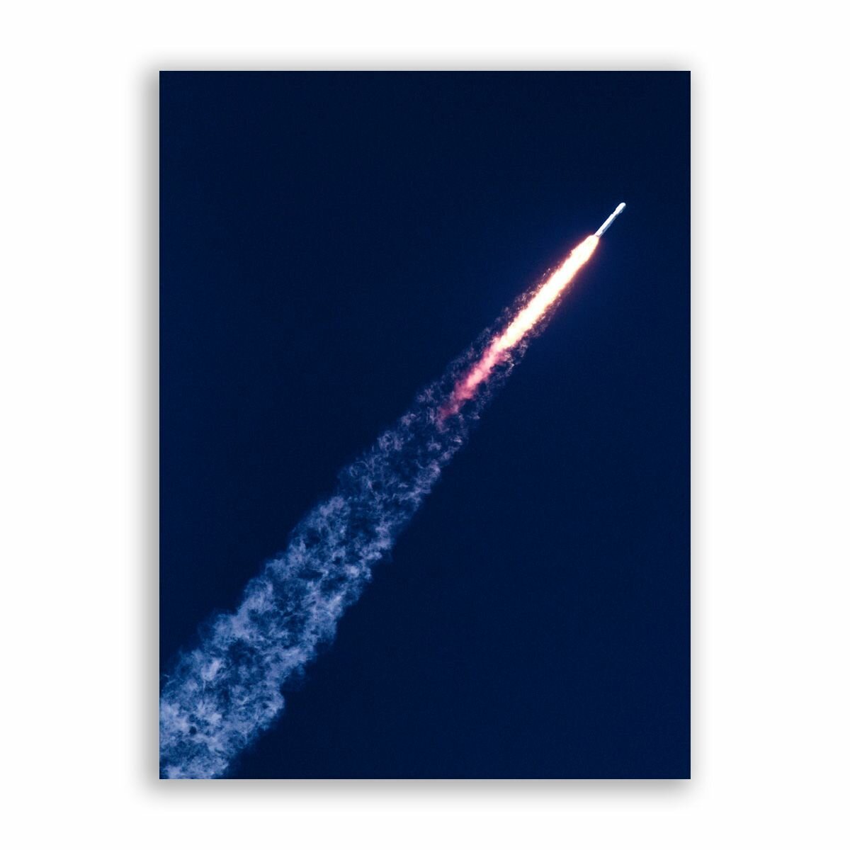 Постер, плакат на бумаге / Ракета / Размер 40 x 53 см