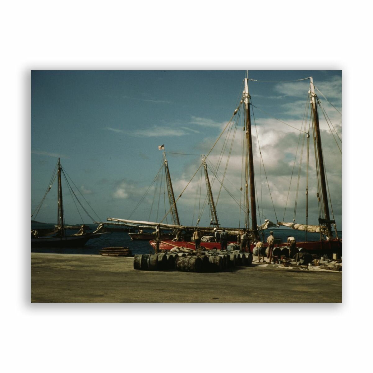 Постер, плакат на бумаге / Американские индустриальные ретро фотографии / Размер 30 x 40 см