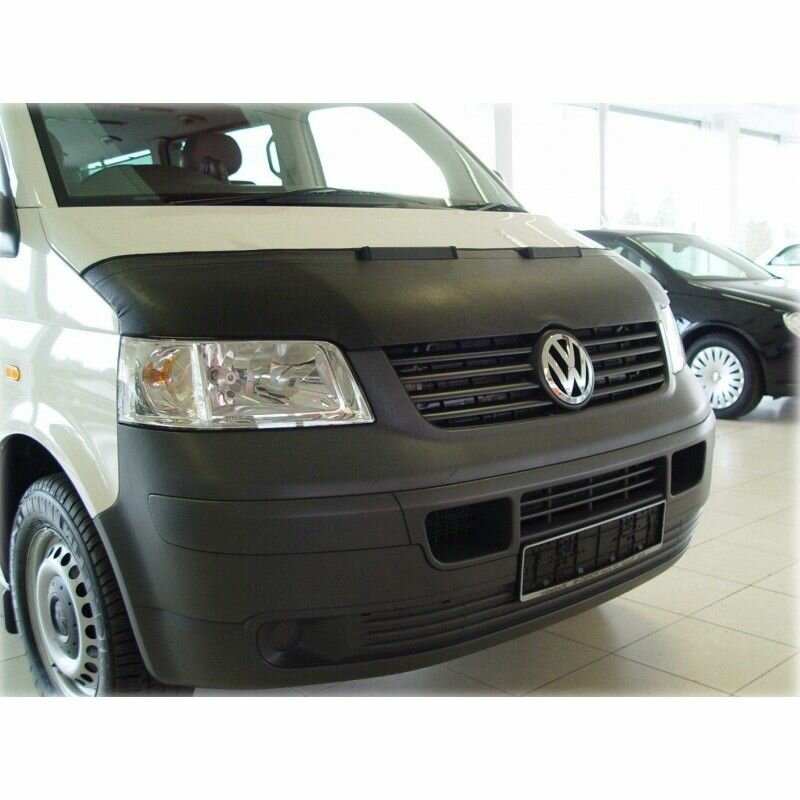 Дефлектор капота Кожаный для VOLKSWAGEN TRANSPORTER T5 2003 -2009 (Фольксваген Транспортер Т5)