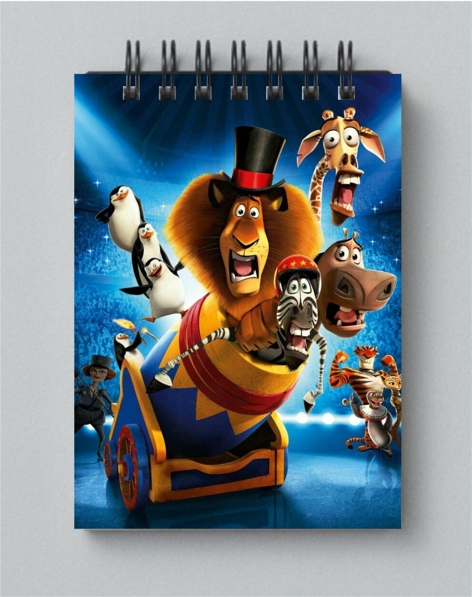 Блокнот формата А6 "Мадагаскар"