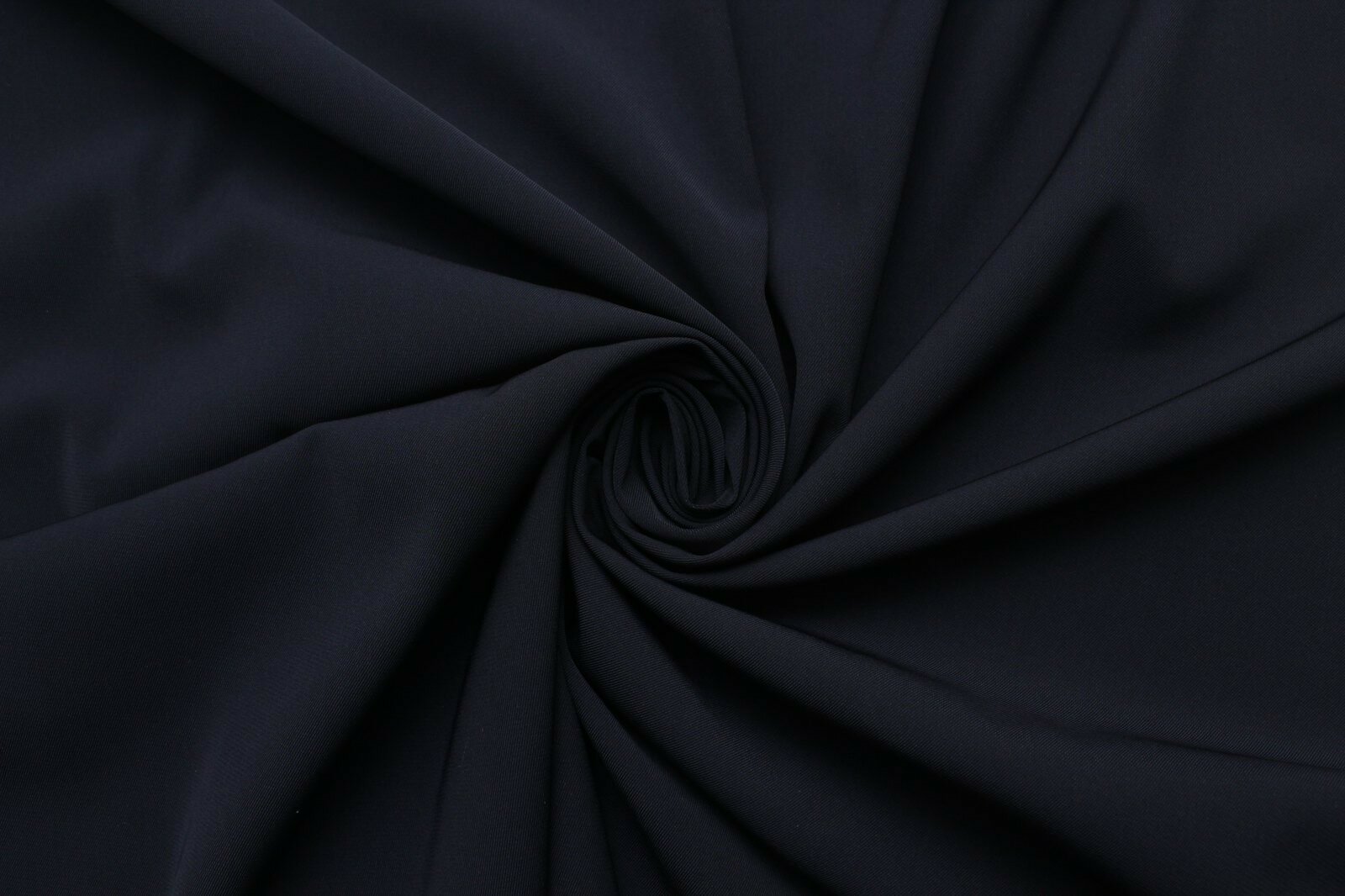 Ткань Габардин (диагональ) стрейч тёмно-синий, ш144см, 0,5 м