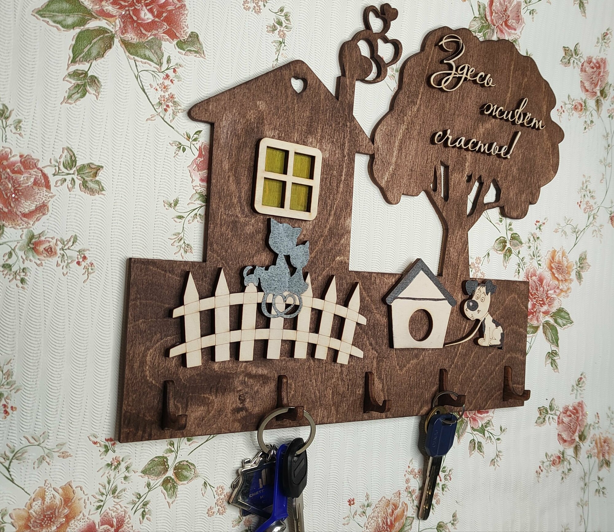 Ключница настенная / ключница настенная деревянная / ключница настенная с полкой / ключница настенная деревянная с полкой / ключница настенная с полочкой / ключница на стену / декор для дома / декор на стену / декор из дерева / декор из дерева на стену