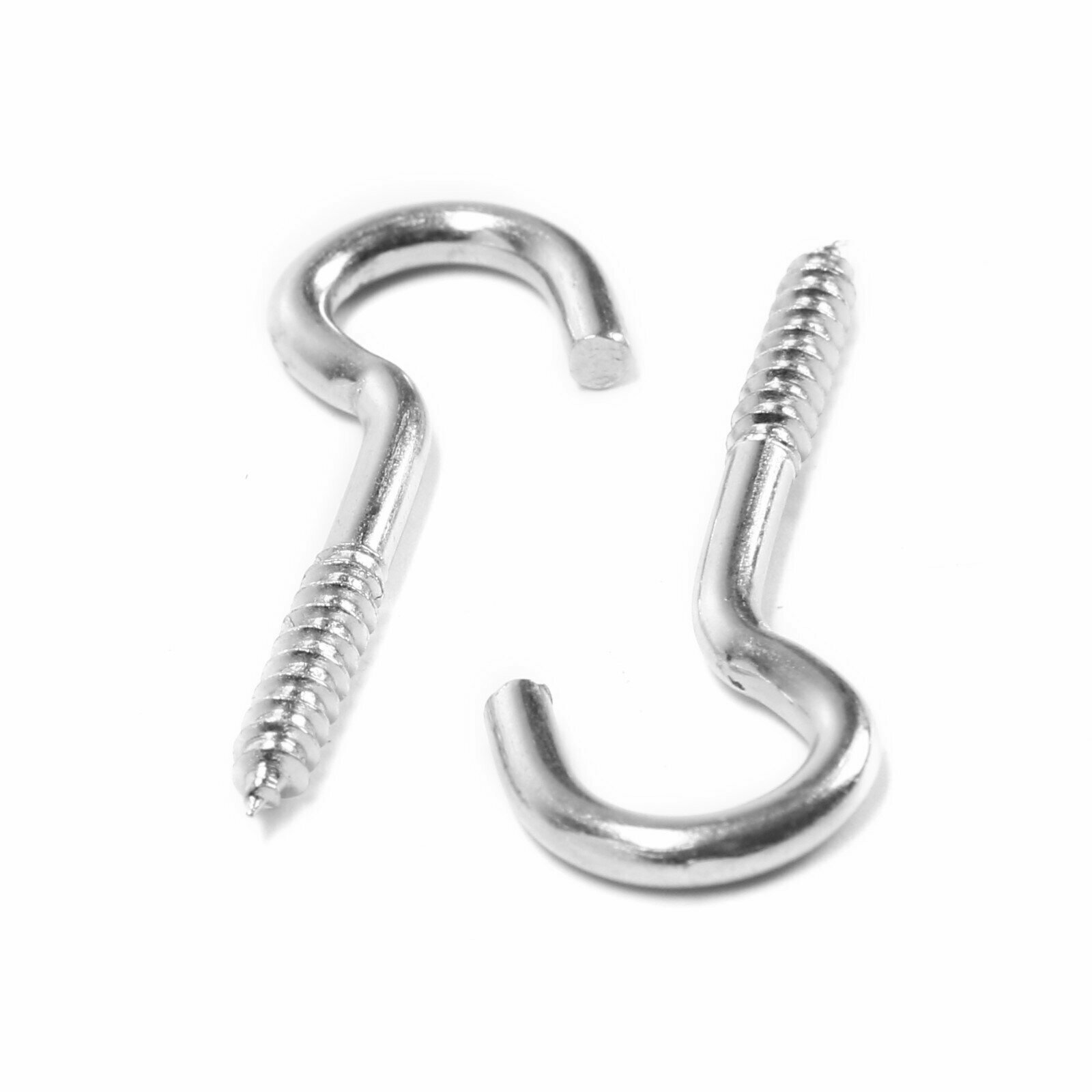 Шуруп-полукольцо 3,5x40 мм (4 шт.), оцинкованная сталь, неполная резьба