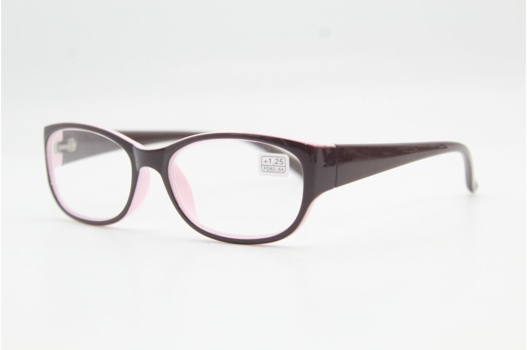 Готовые очки для зрения (фиолетовые)