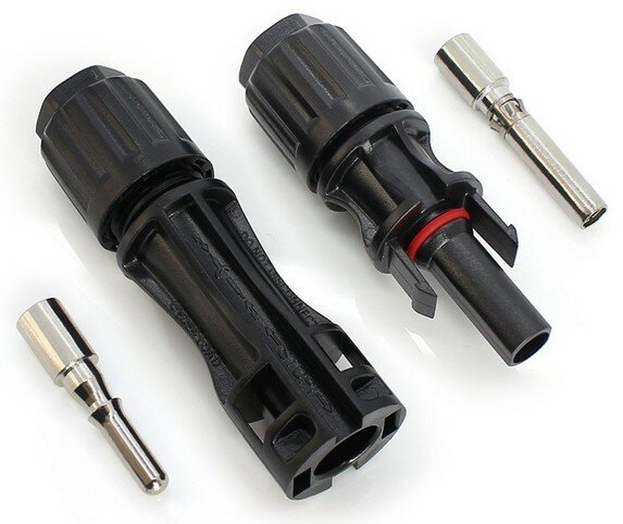 Герметичный коннектор для фотоэлектрических систем SolarLine MC4, 60А 6-16 кв. мм (комплект +/-)