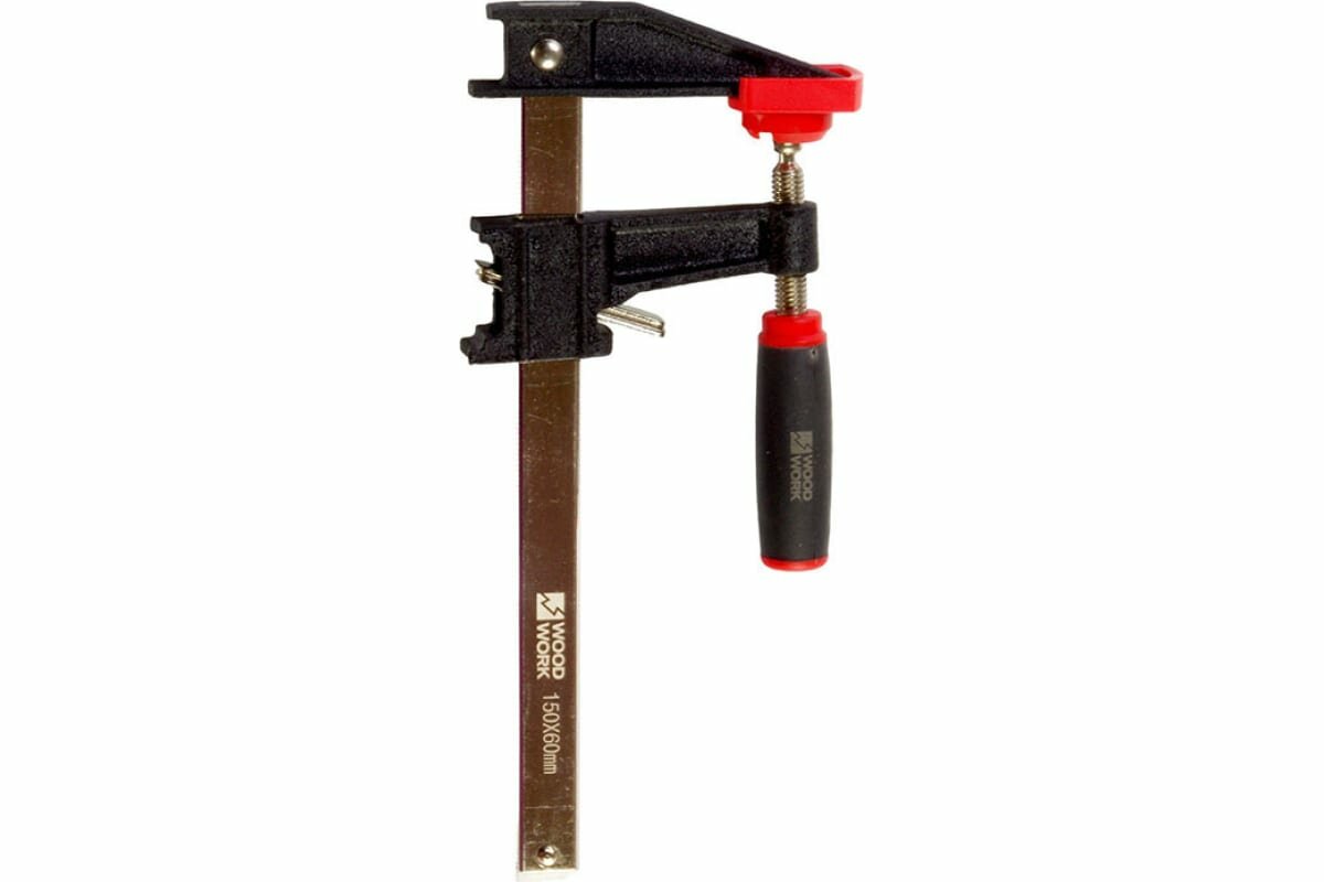 WOODWORK Струбцина f-образная быстросъёмная 150x60. усилие прижима до 240 кг FCQ-1560