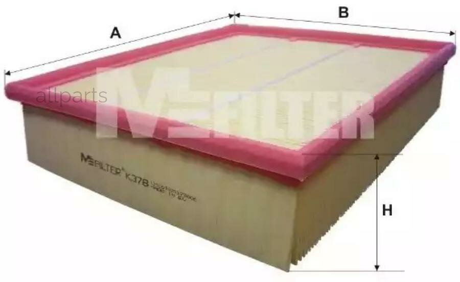 M-FILTER K378 фильтр воздушный! 70-277/315\ MB 208D/308D OM601/602 95>