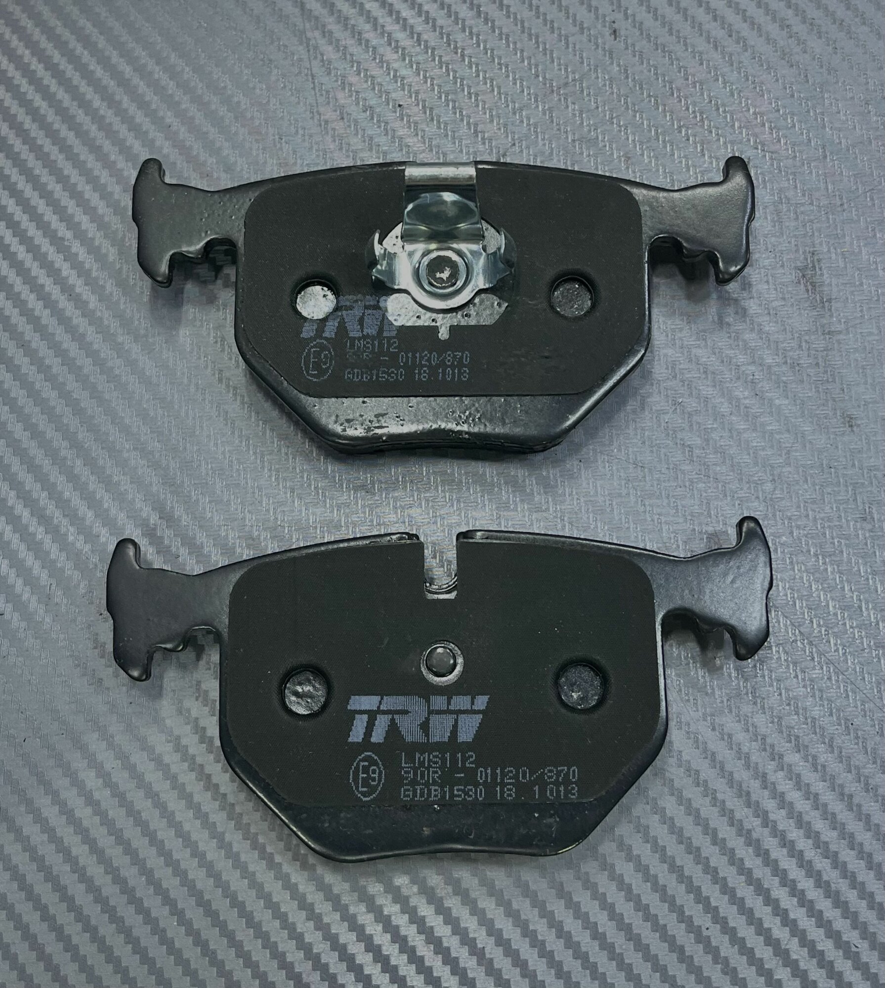 Колодки тормозные дисковые задние, комплект TRW для а/м BMW арт. GDB 1530