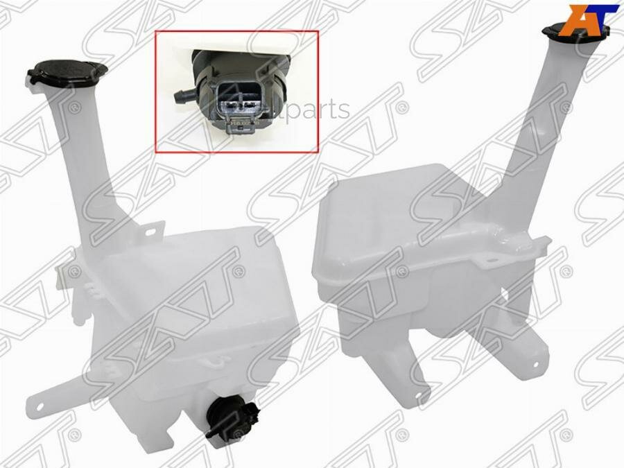 SAT ST-TY12-101-0 Бачок омывателя Toyota Corolla Fielder (E160) 12- / Probox 14- (Насос омывателя/ С горловиной)