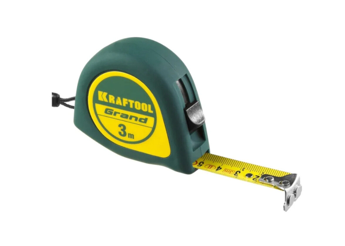 Рулетка KRAFTOOL GRAND 3м/16мм 34022-03-16