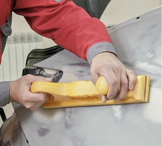 Полоса абразивная FILM PLATINUM (70х420 мм; 14 отв; Р500) Deerfos 7930091774920