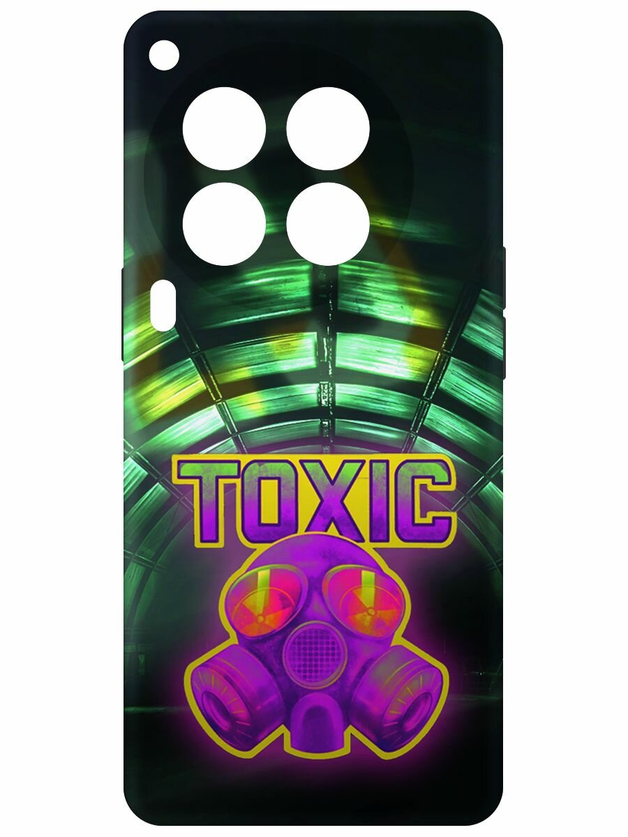 Чехол-накладка Krutoff Soft Case Cтандофф 2 (Standoff 2) - Стикер Toxic для TECNO Camon 30 Premier 5G черный