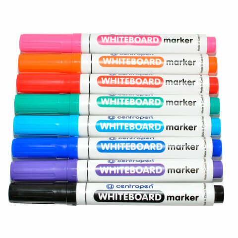 Маркер стираемый для белой доски синий, CENTROPEN "Dry-Wipe", 2,5 мм, 8559, 5 8559 0117