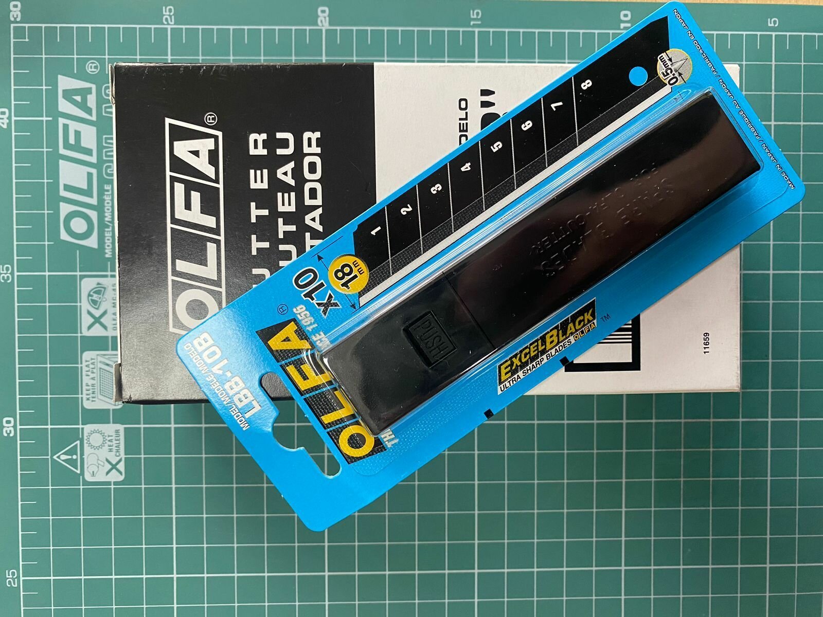 Лезвия olfa 18 мм ldd-10d 10 шт