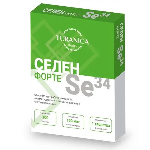 Turanica селен-форте se 34 100 шт