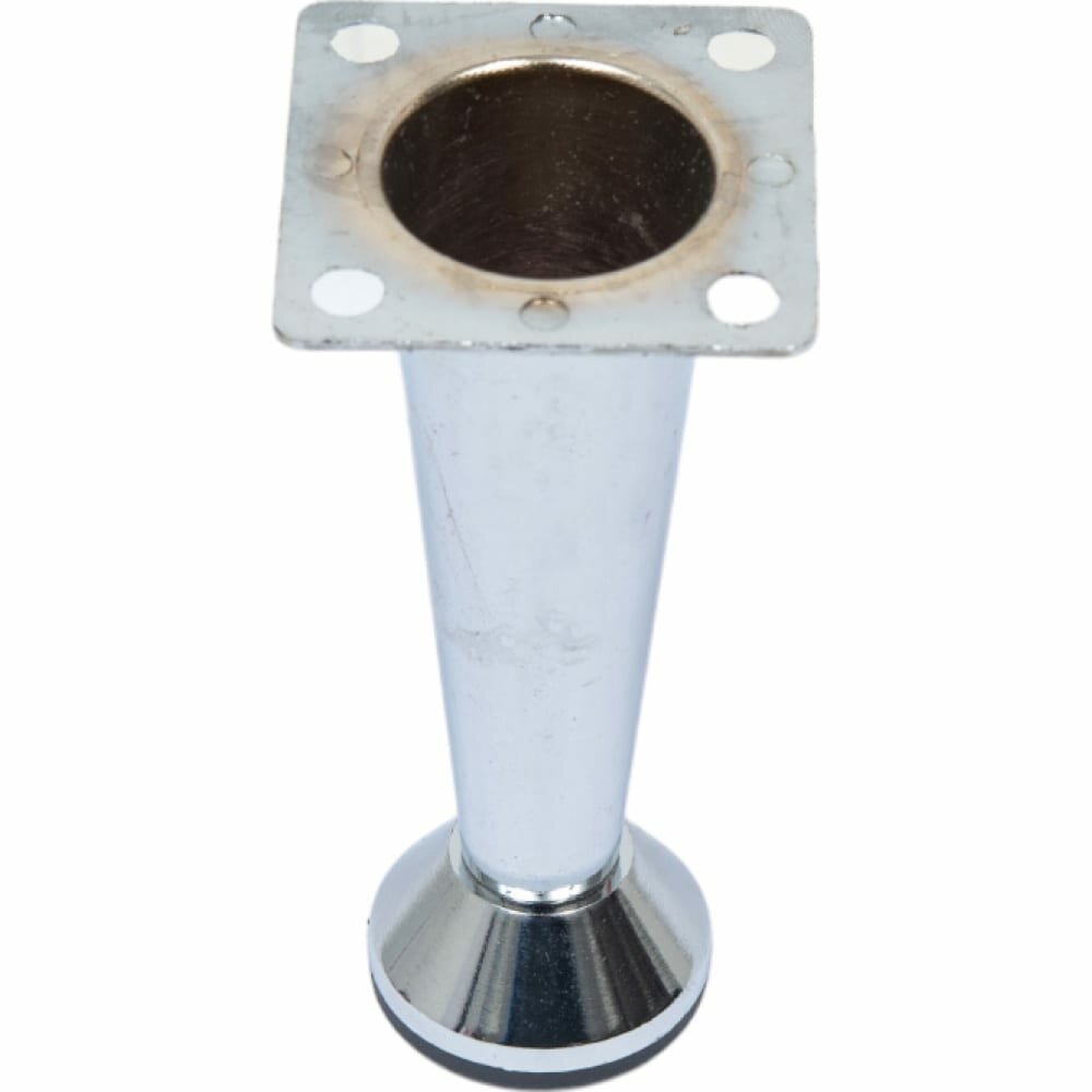 Ножка Tech-Krep металл, конус, регулируемая, Н100 мм, хром - накл. 148564