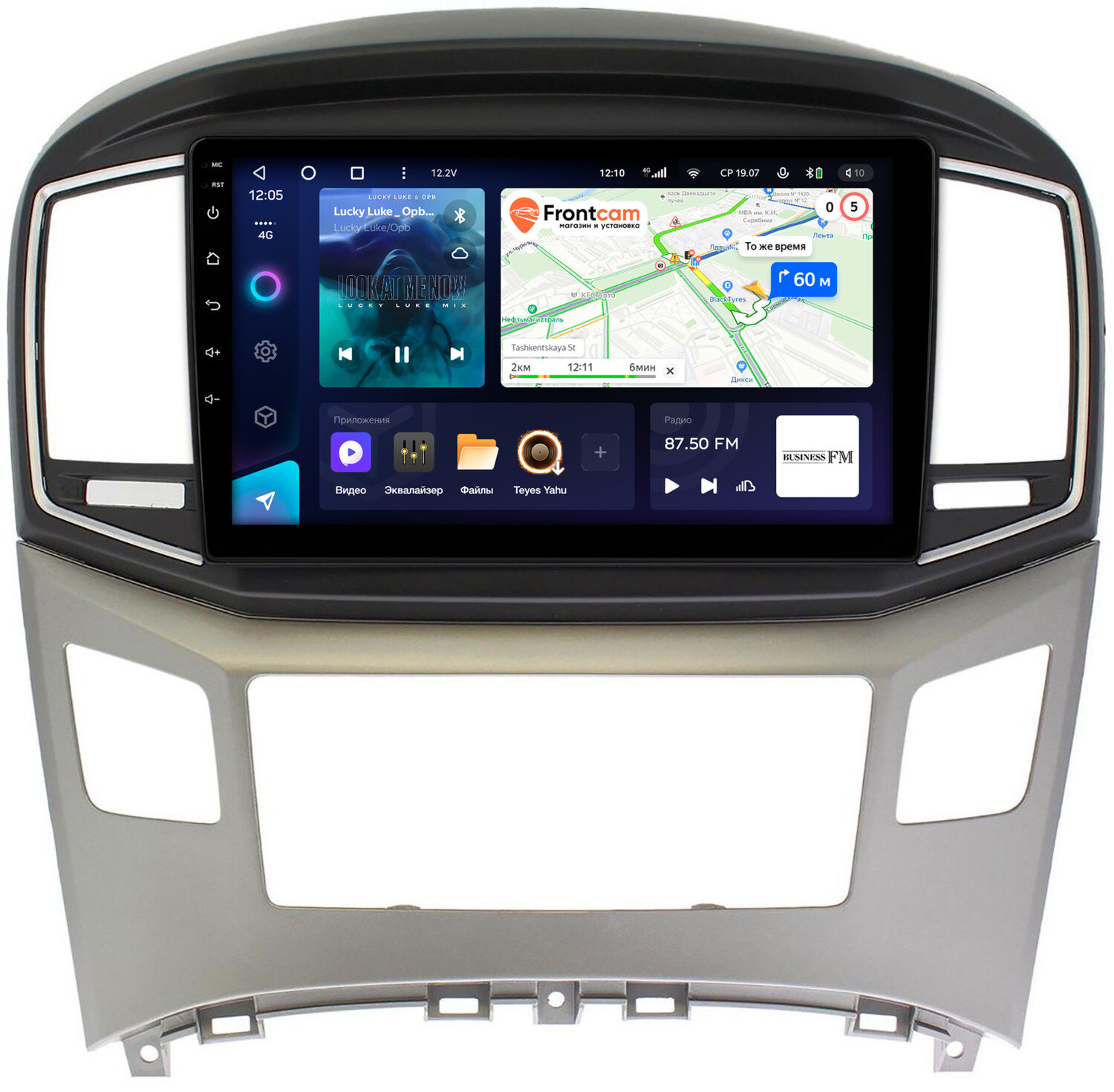 Штатная магнитола Hyundai Grand Starex, H1 2 2015-2021 (серебро) Teyes CC3L 4/32 9" RM-9097 Android 10 (4G-SIM, DSP, IPS)