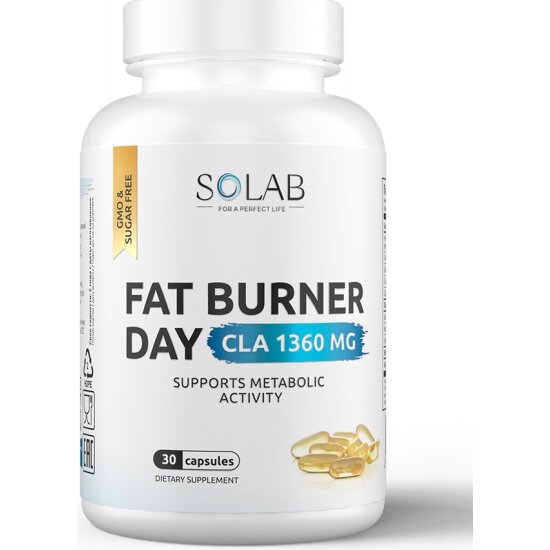 Solab БАД Жиросжигатель Fat Burner Day, 30 капсул, бад