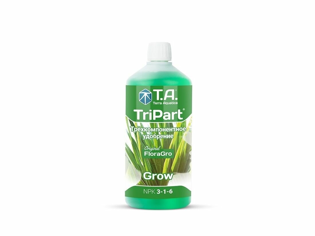Удобрение Terra Aquatica TriPart Grow 1 L (ex Flora Gro GHE)