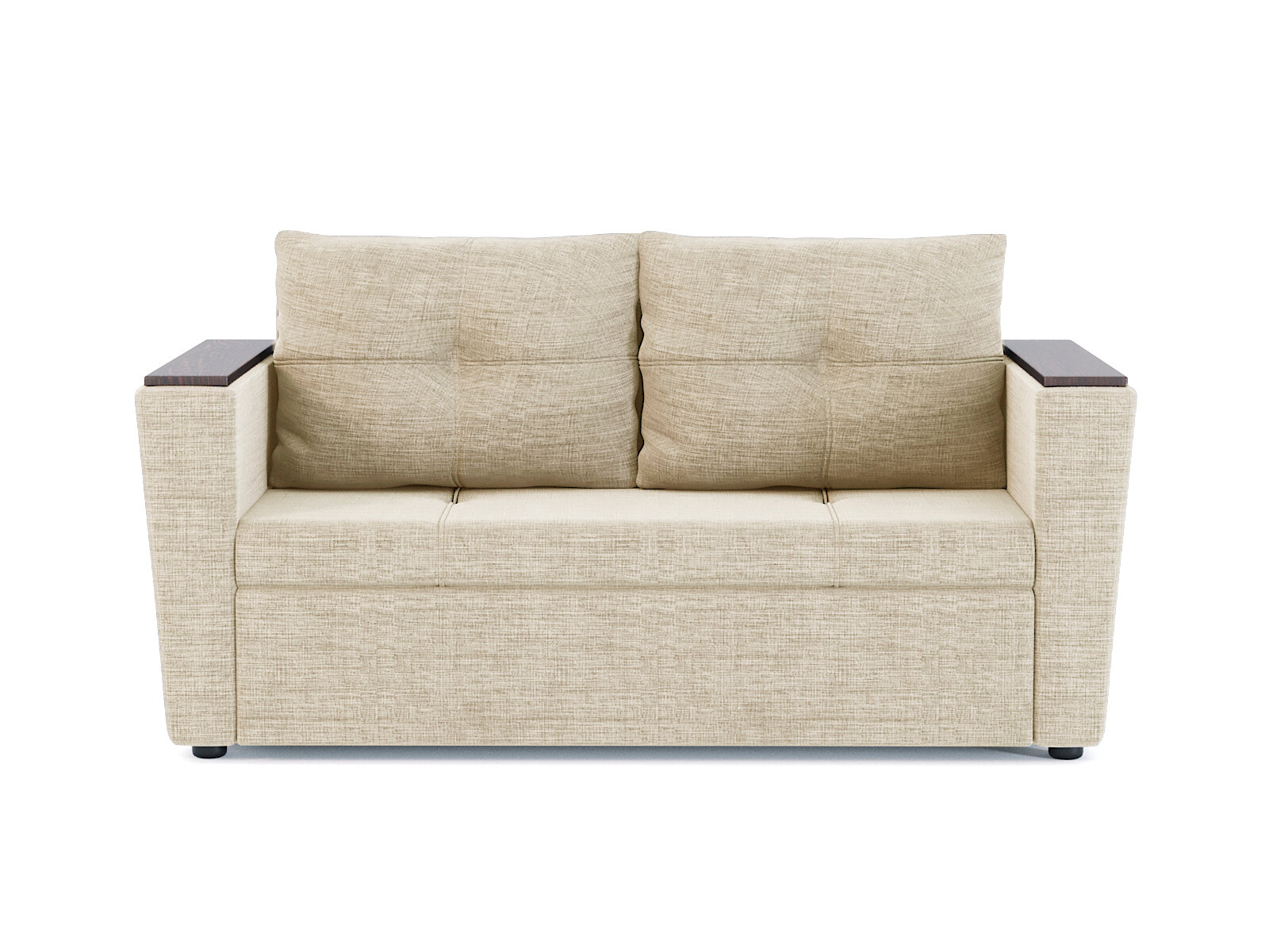 Диван выкатной "Дубай Майами" бежевая рогожка